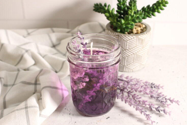 DIY Floating Candle with Flowers