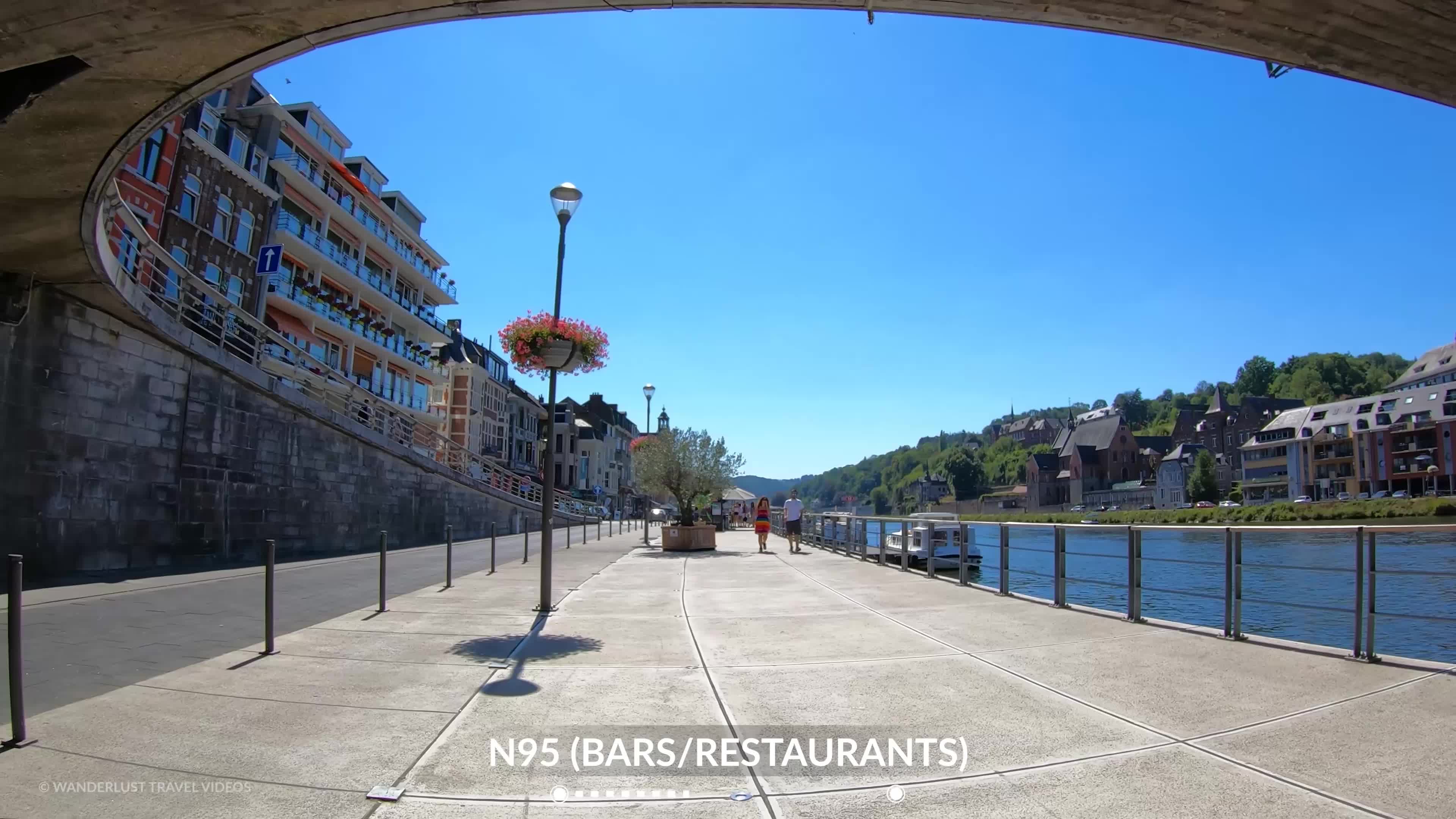 Dinant, Belgien – Historisk stadsvandring och besök i fästningen (4K)