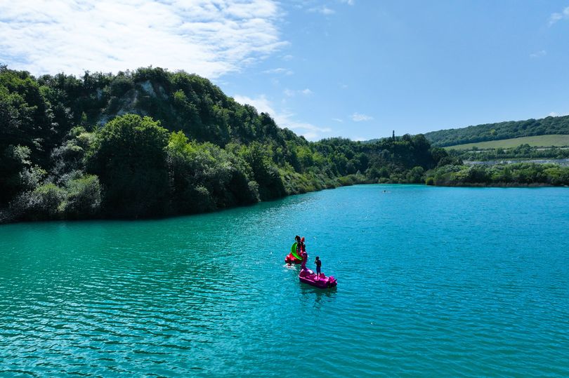 The beautiful Kent lake with water so clear it's 'like being in the ...