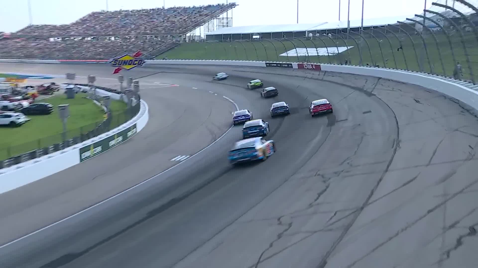 Zilisch dominates opening frame of Xfinity race at Iowa