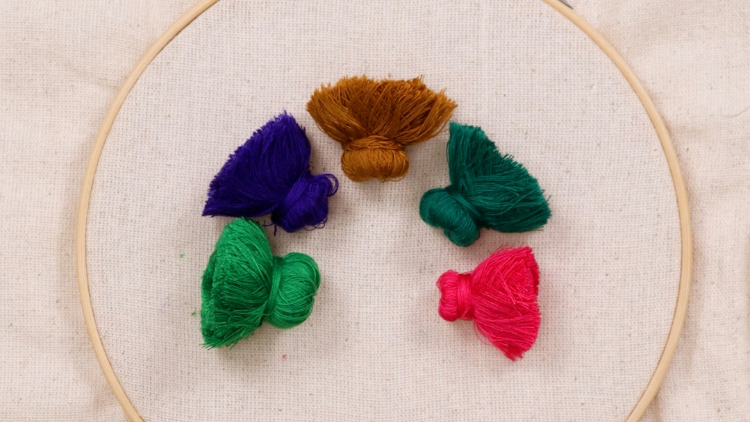 Colorful Hand Embroidery Decor