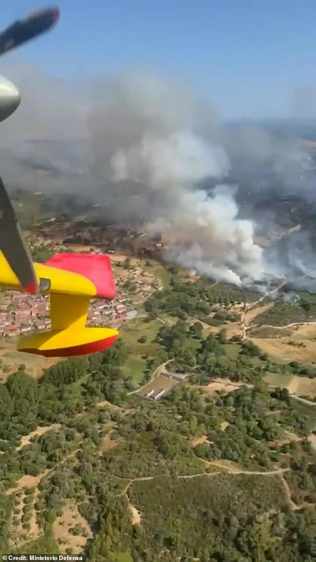 Spain burns again! Wildfires sweep across Galicia as authorities ...