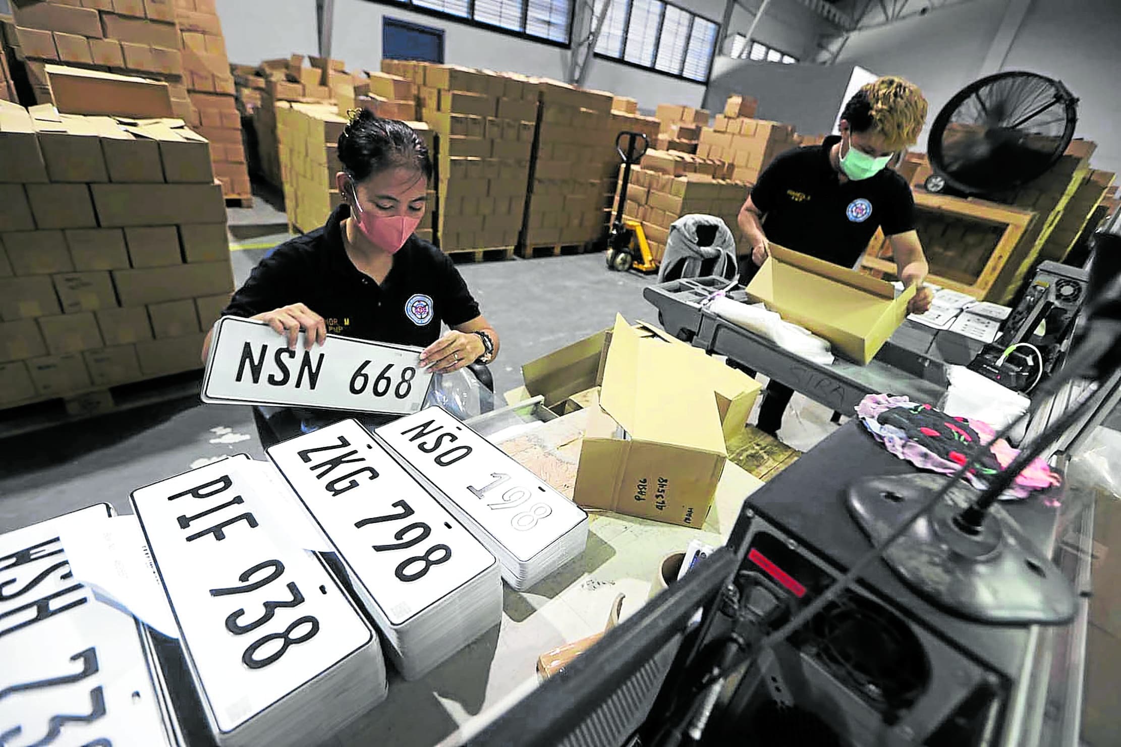 LTO: Motorcycle plates available at select areas