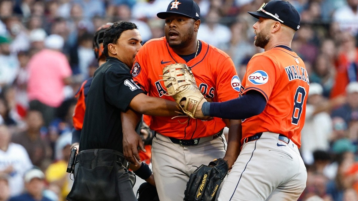 MLB: Astros and Red Sox in a Wild Brawl as Benches Clear Over Balk and ...