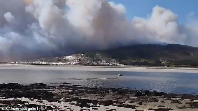 Spain burns again! Wildfires sweep across Galicia as authorities ...
