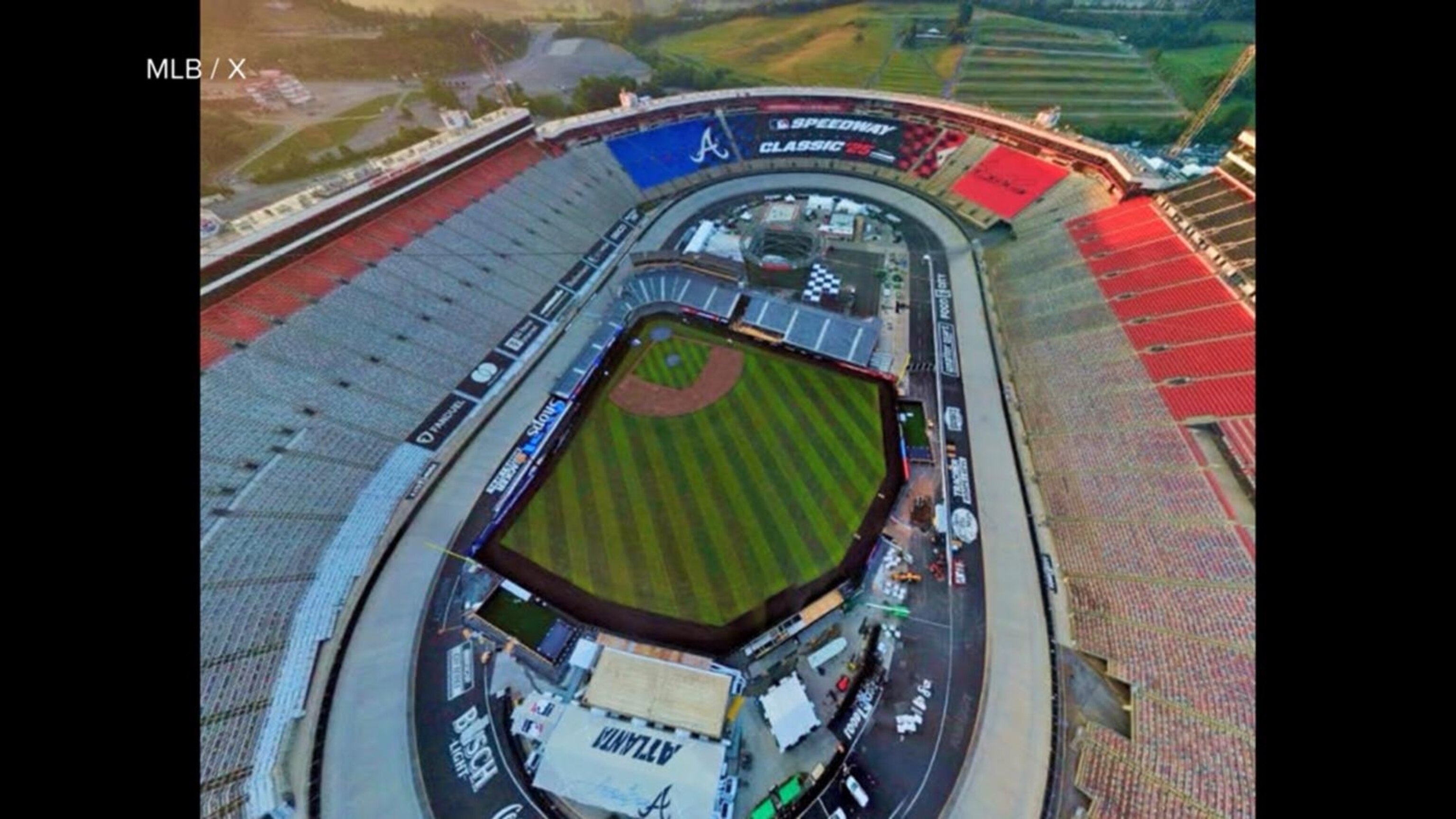 MLB, NASCAR make history with the MLB Speedway Classic