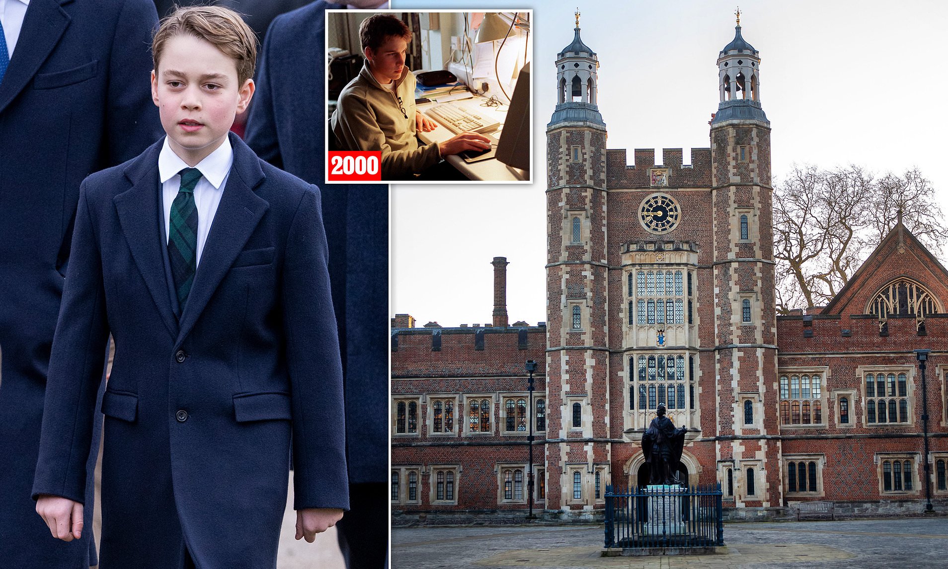 George a step close to Eton - despite Prince and Princess of Wales ...