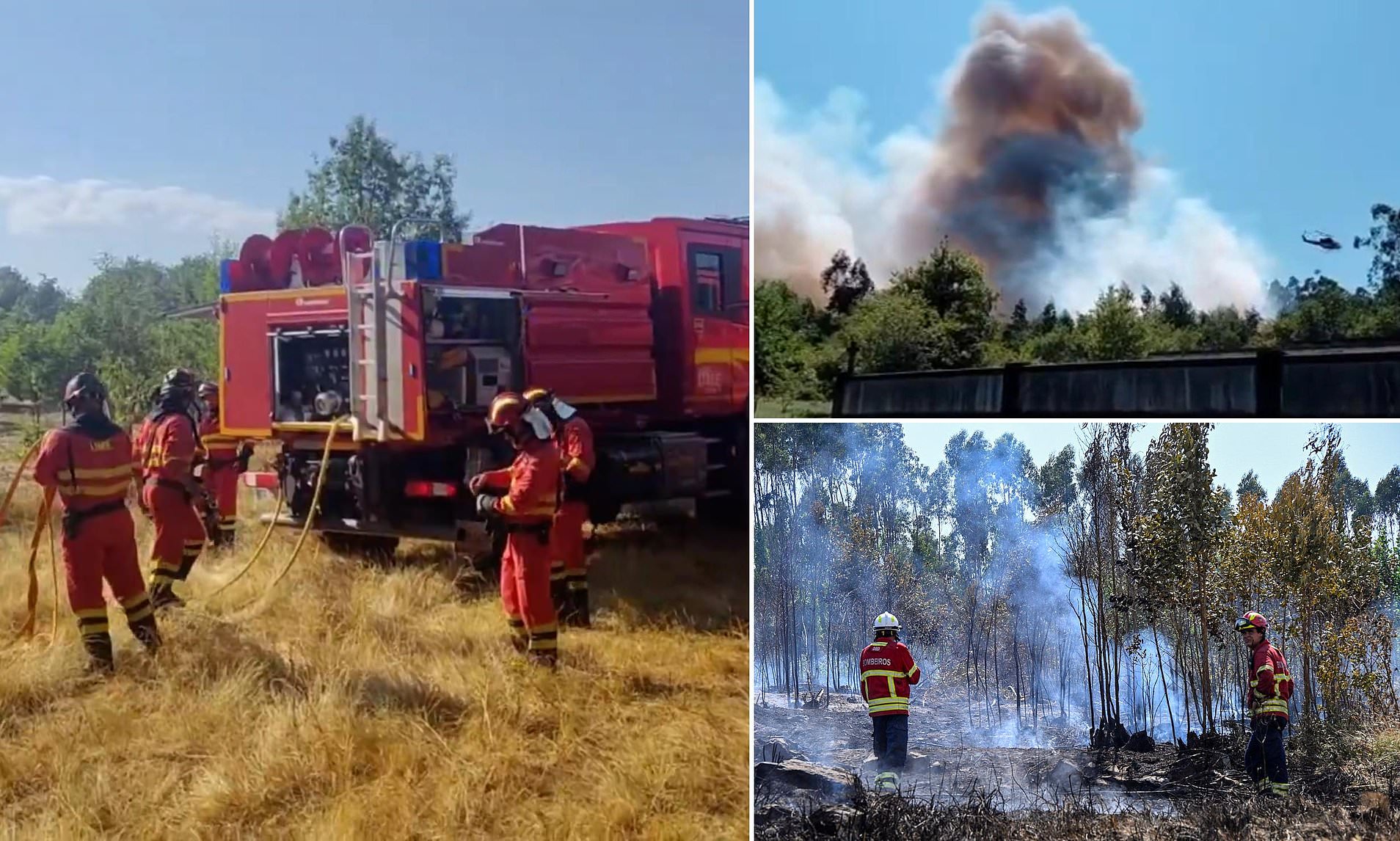 Spain burns again! Wildfires sweep across Galicia as authorities ...