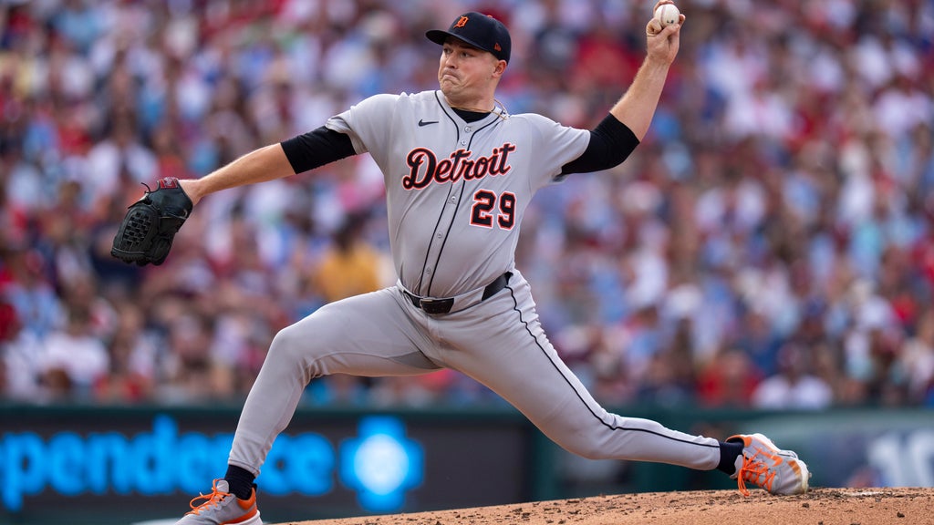 Tigers ace Tarik Skubal outduels Zack Wheeler, Phillies in 7-5 victory