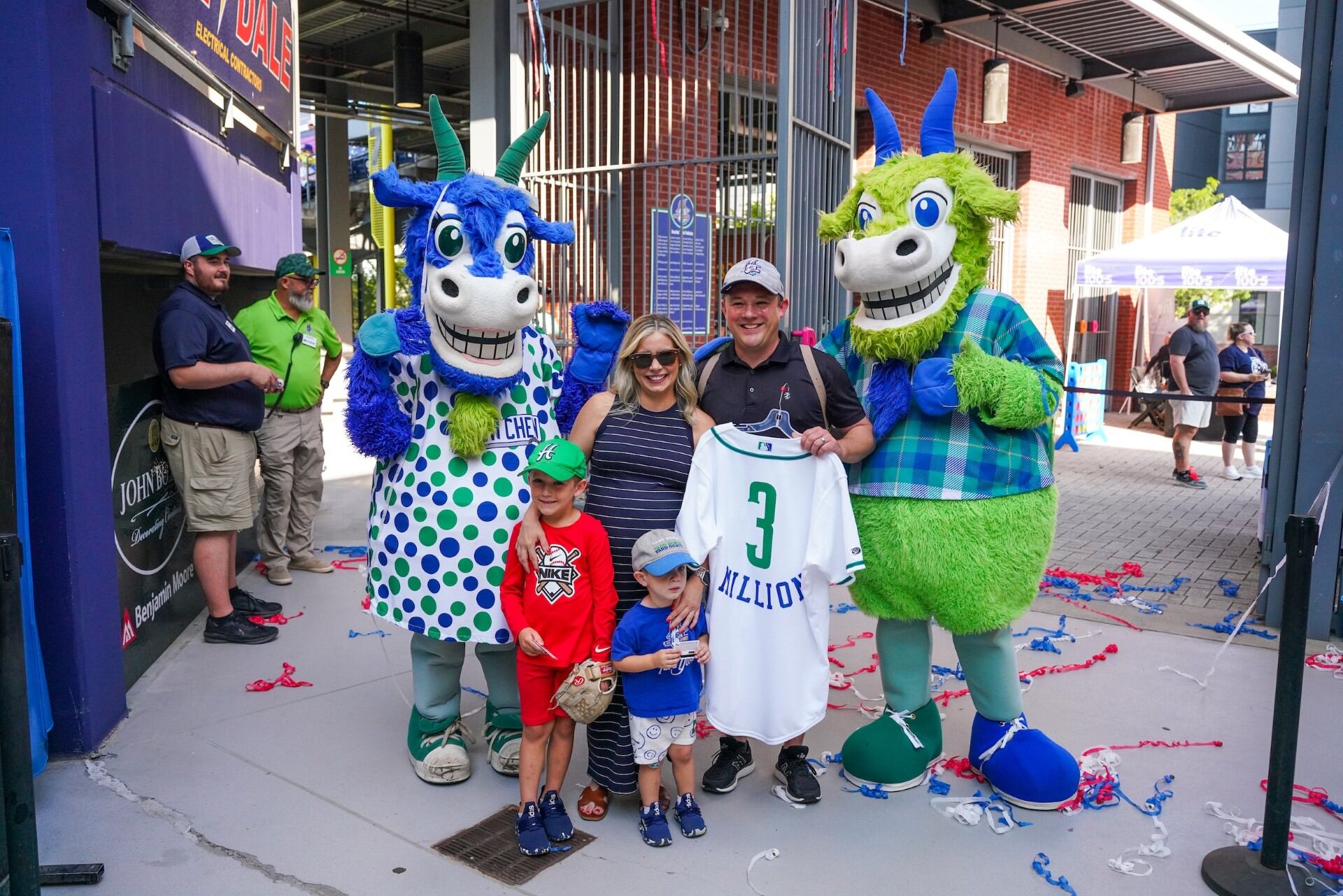 Local 5-year-old celebrated as 3 millionth Yard Goats fan