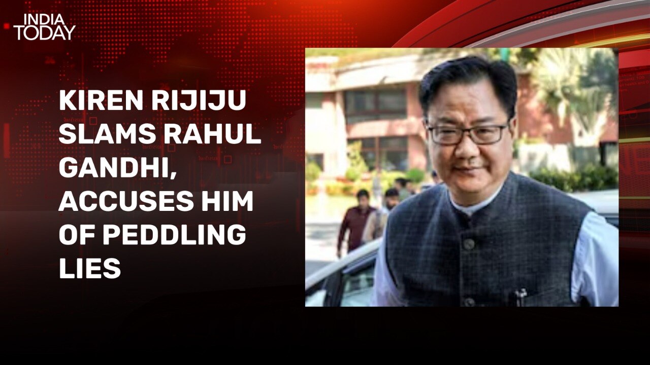 Rahul only peddling lies: Kiren Rijiju slams Congress leader's Arun ...
