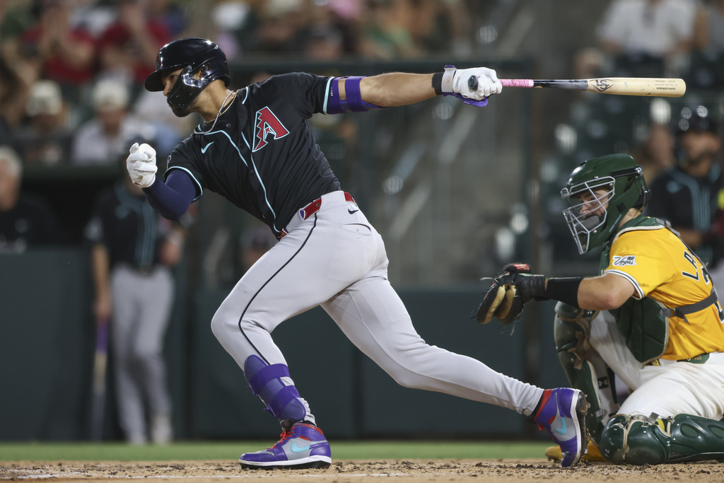 Diamondbacks beat Athletics 7-2 to end six-game losing streak
