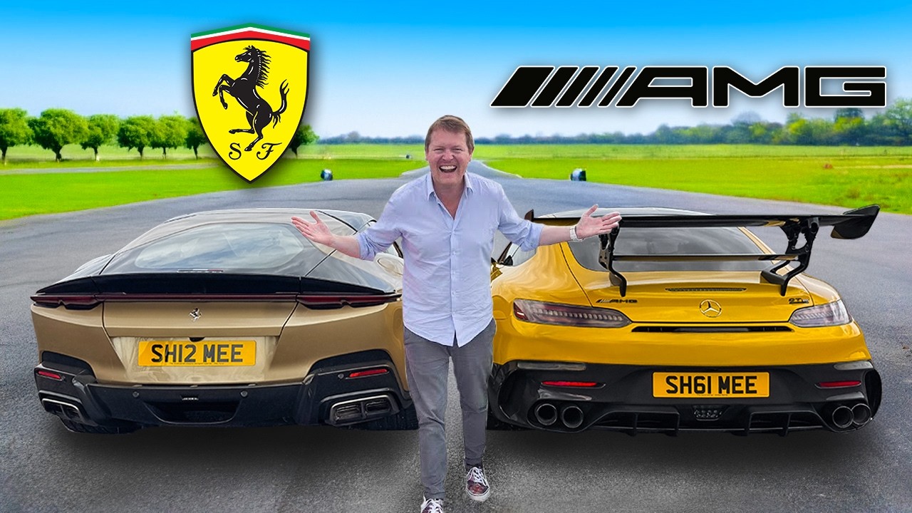 Drag Race: Ferrari 12Cilindri vs Mercedes-AMG GT Black Series