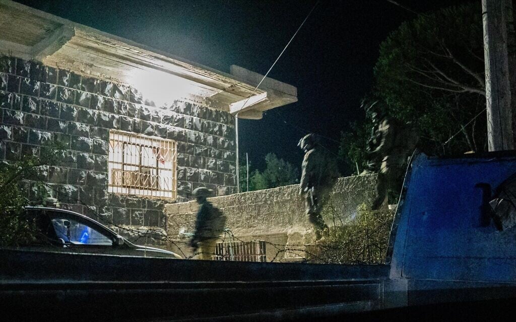 IDF says soldiers questioned suspected dealers, seized arms in ...