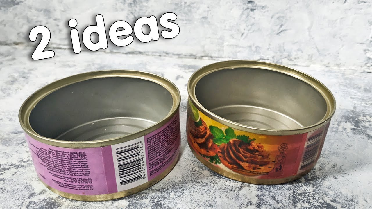 Two Beautiful Tin Can Recycling Ideas