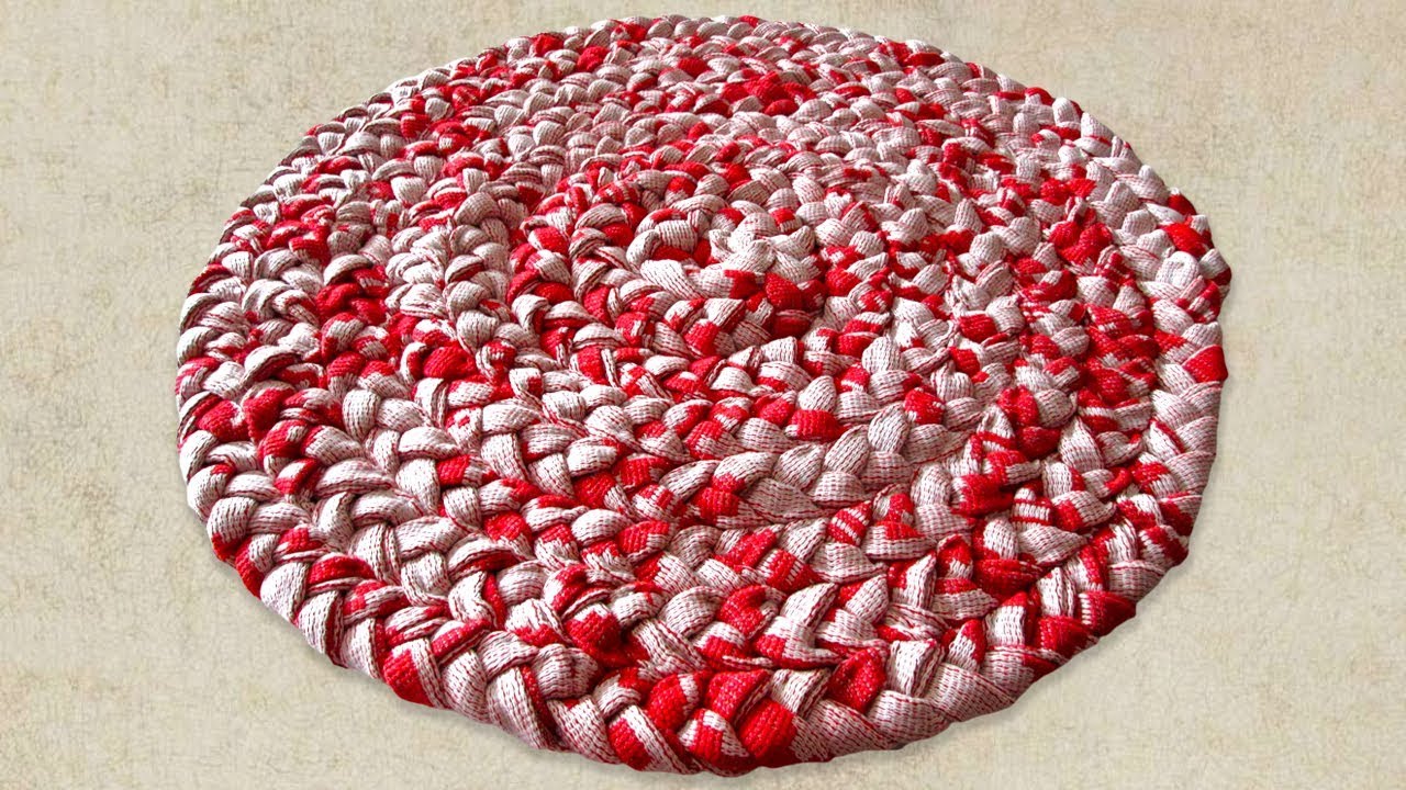 Old Blanket Rug Craft DIY