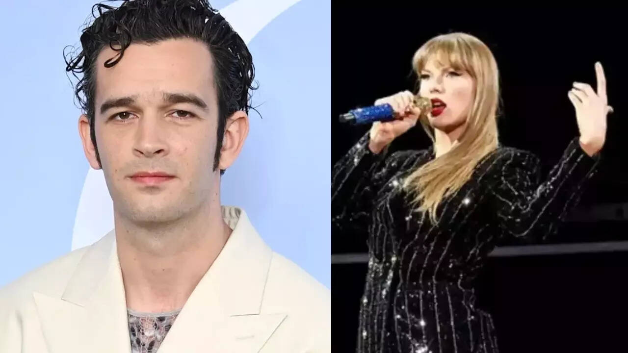 Matty Healy consoles his mother near the restaurant after she throws ...