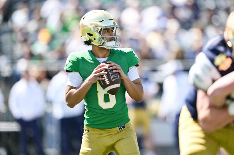 Marcus Freeman outlines how he will select Notre Dame starting QB