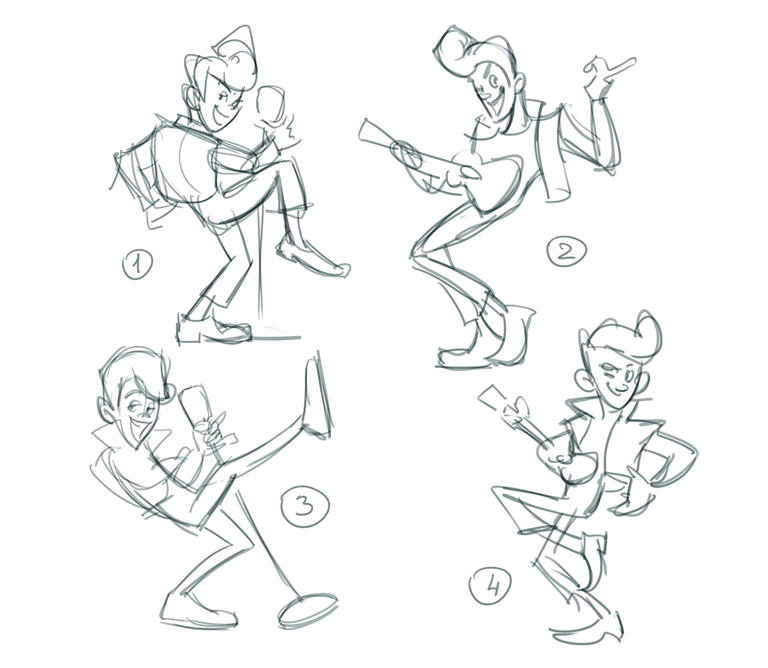 How to create a character design in Photoshop that rocks