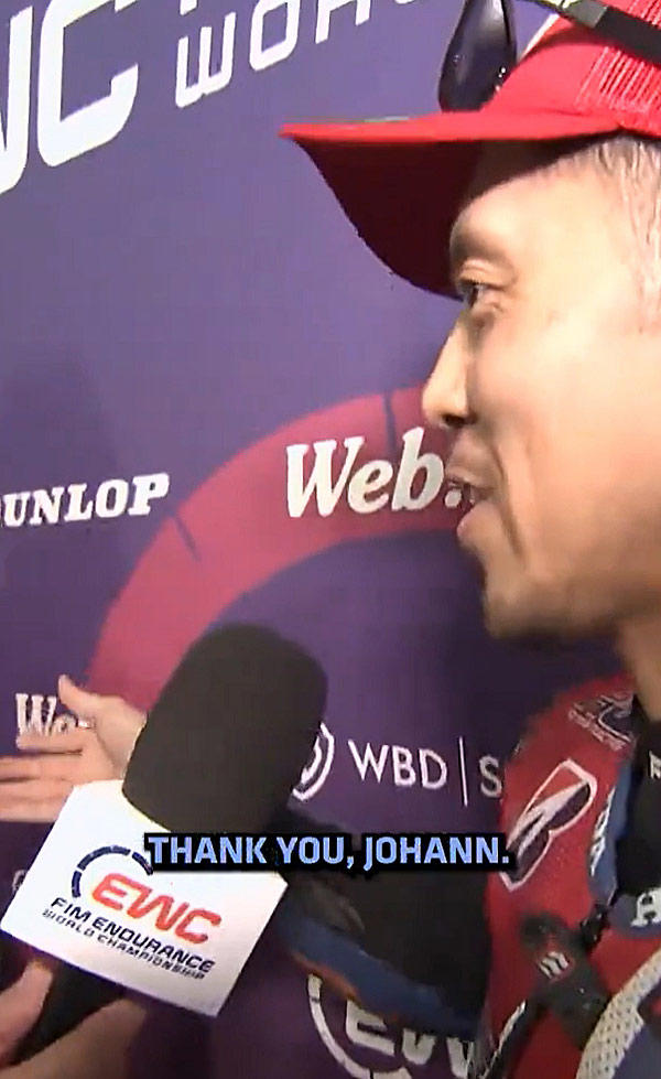 EWC 8 Heures Suzuka 2025 Course : Johann Zarco et Takumi Takahashi (Honda/1) « A chaud