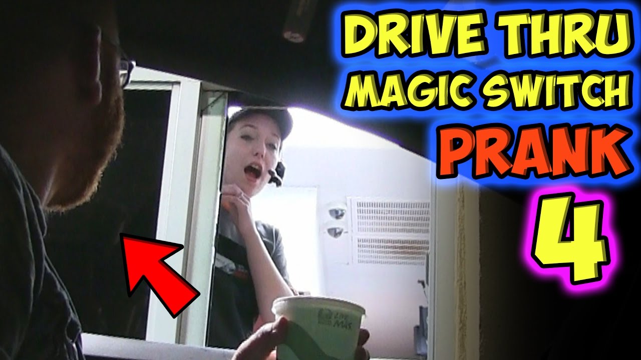 Drive thru magic switch prank 4