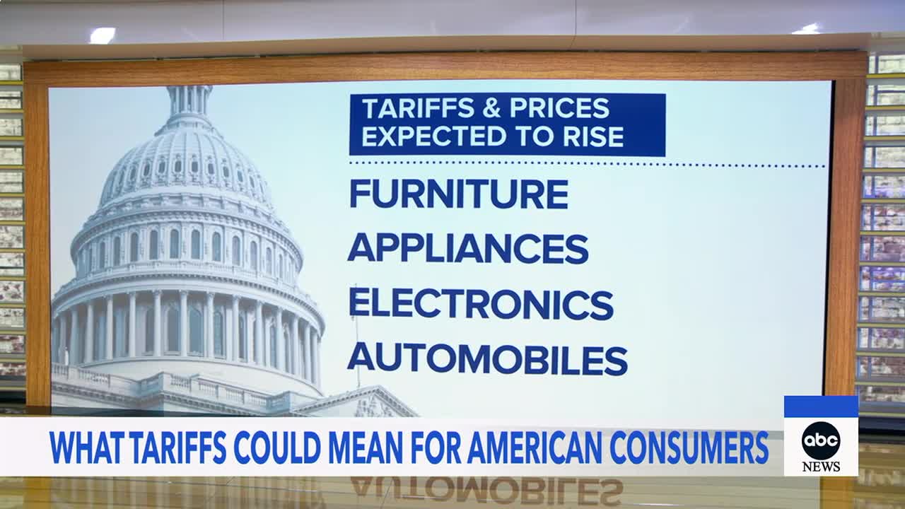 What can get more expensive and when from tariffs?