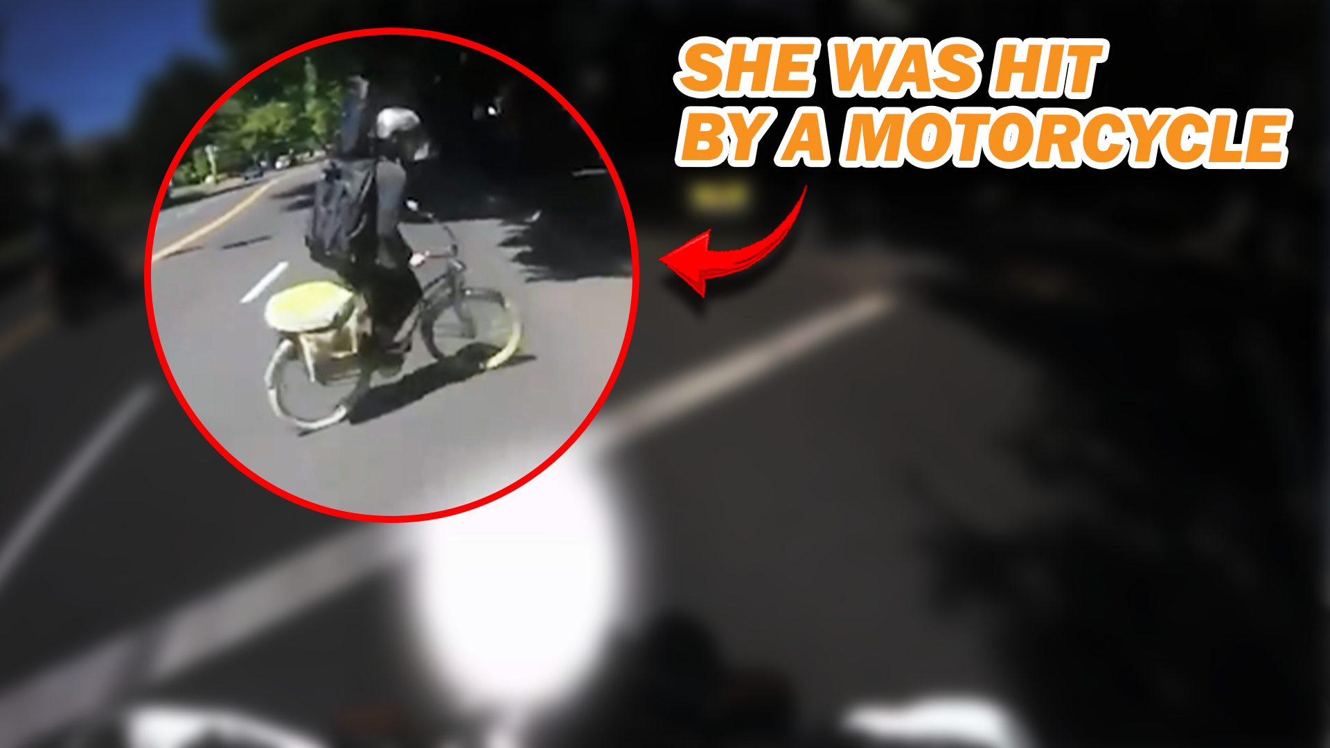 Unexpected Motorbike Accident Footage