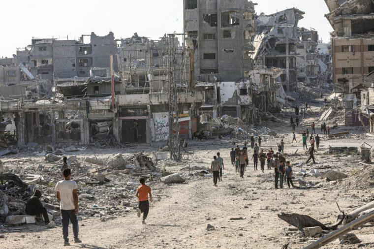 The images that show the destruction in Gaza as six more die from hunger