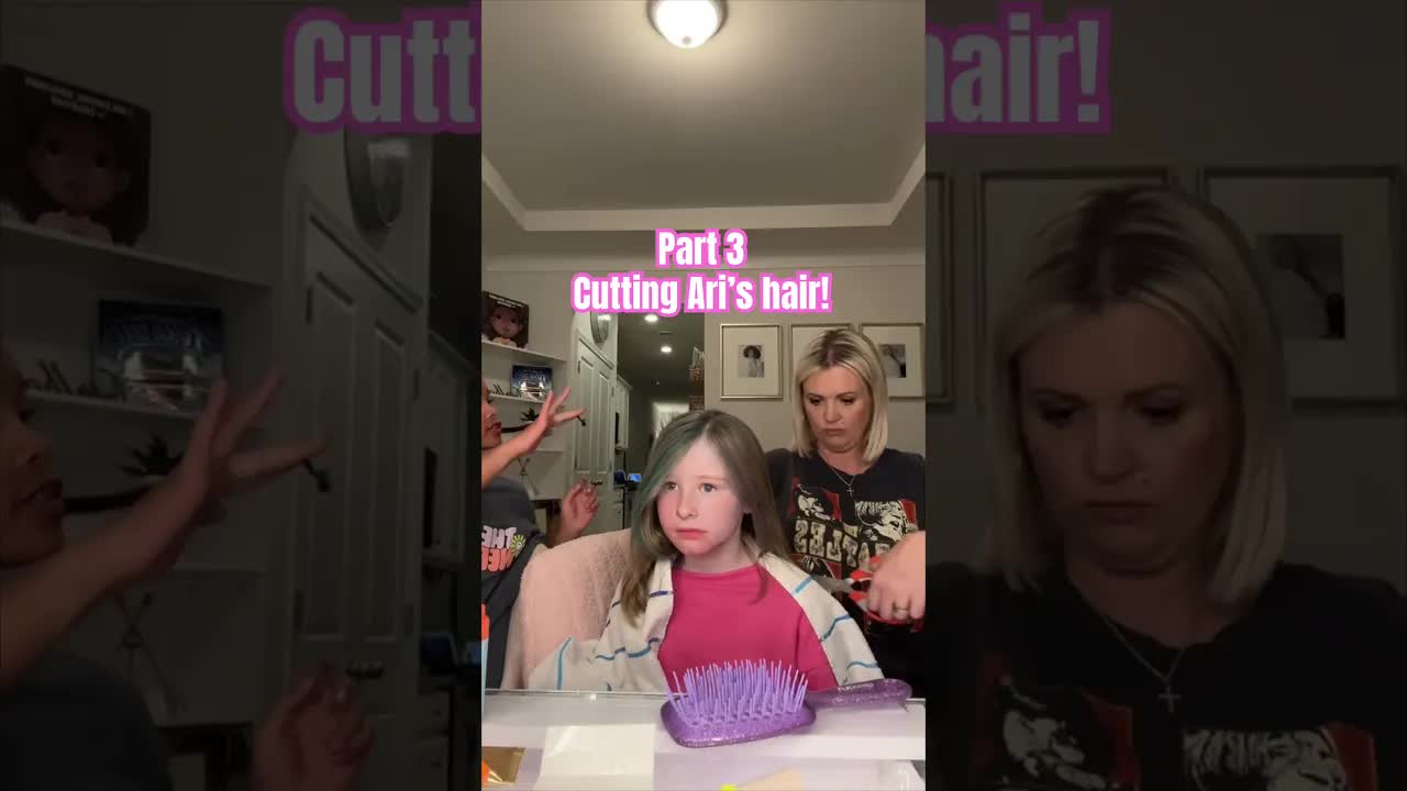 scarlett and tiania: ari's new haircut reveal!