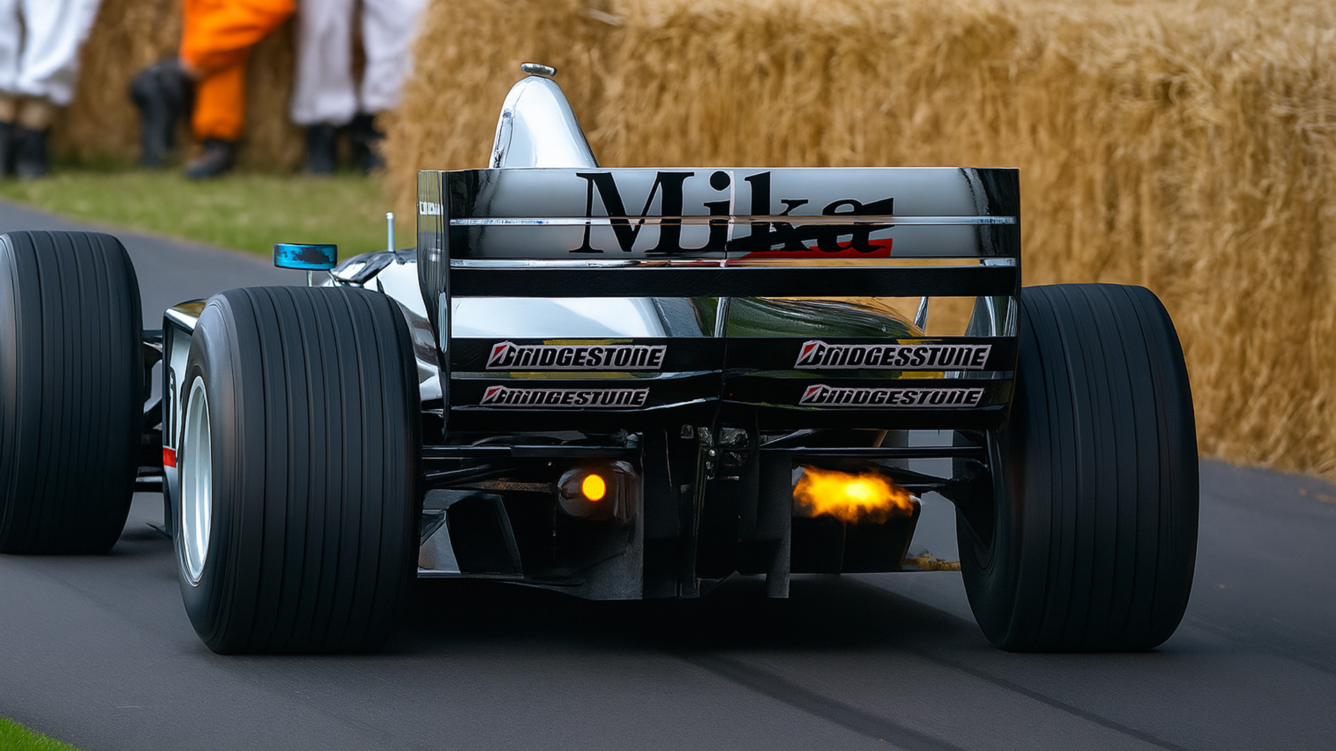 V10 Formula 1 Cars at Goodwood including Ferrari F2002 Toyota TF105 and ...