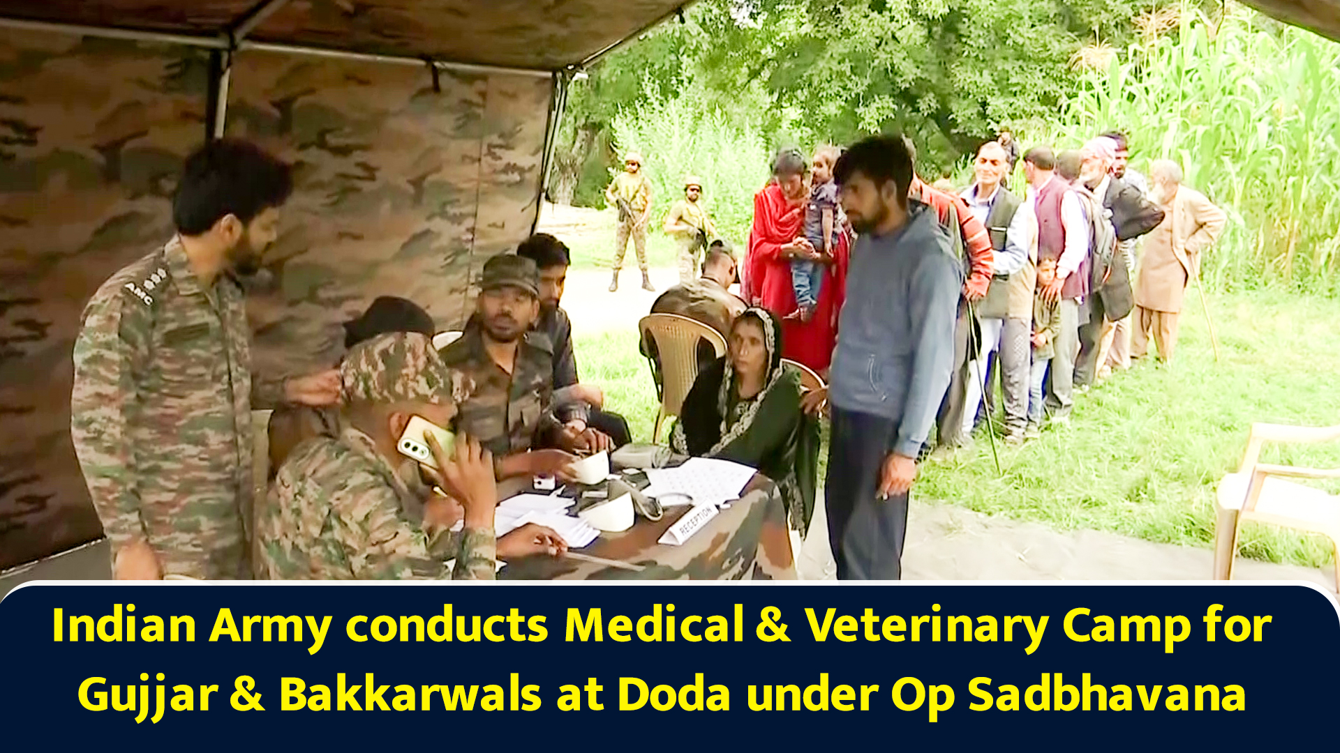Indian Army conducts Medical & Veterinary Camp for Gujjar & Bakkarwals ...