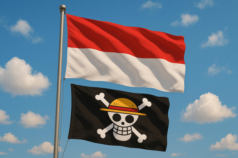 Polda Jabar Tunggu Perintah Tindak Pengibaran Bendera One Piece
