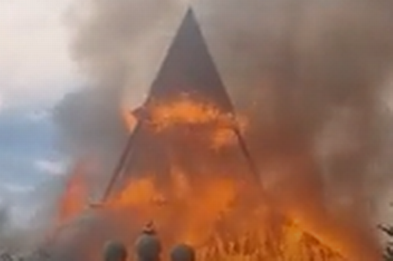 Fire crews battle Cumbernauld church blaze through the night as probe ...