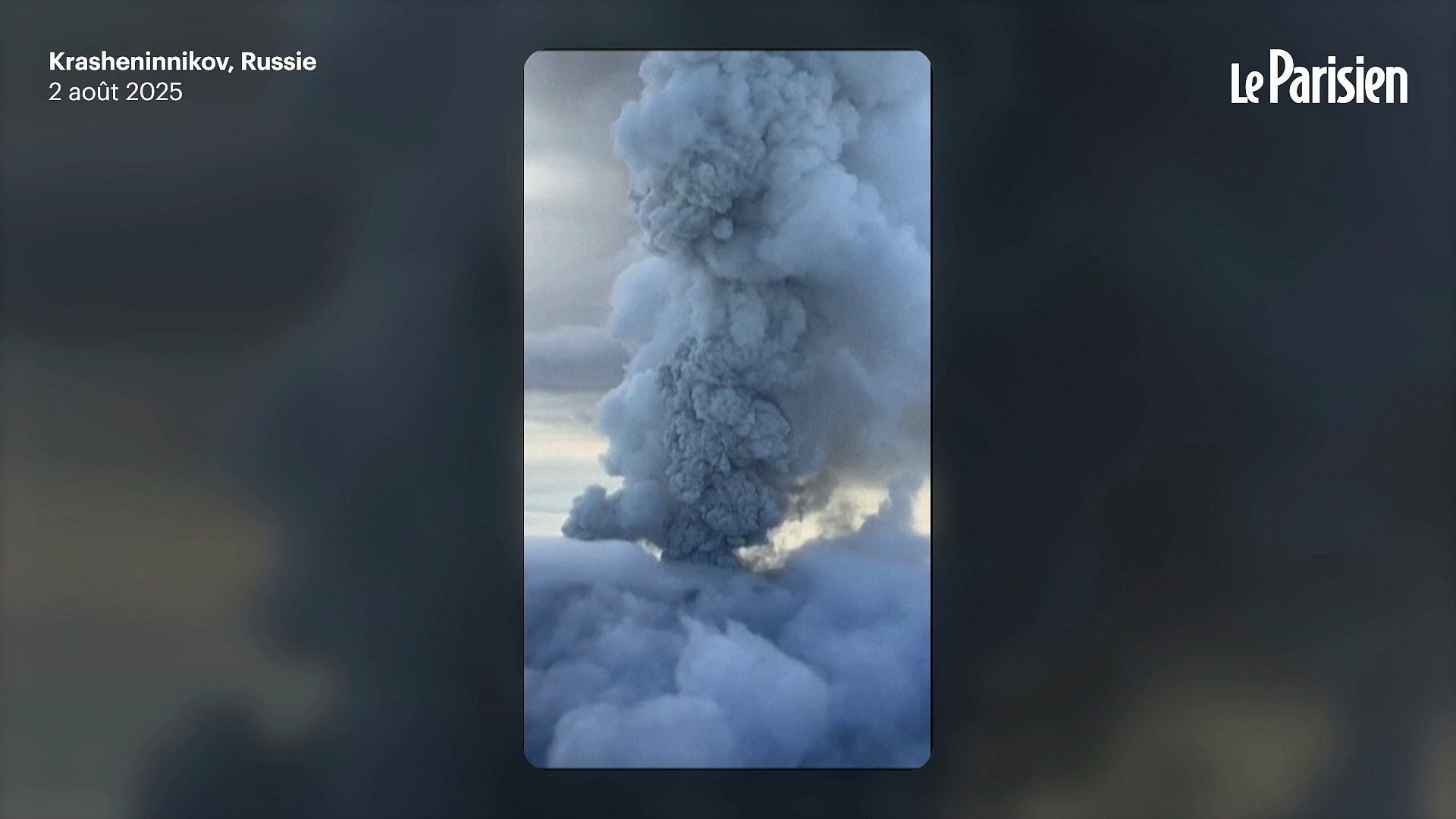 Des cendres envoyées à 6 000 mètres de haut : un volcan est entré en ...
