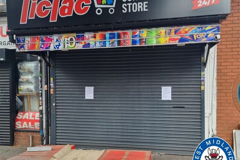 The Birmingham shop ordered to close as police warn of 'prison risk'