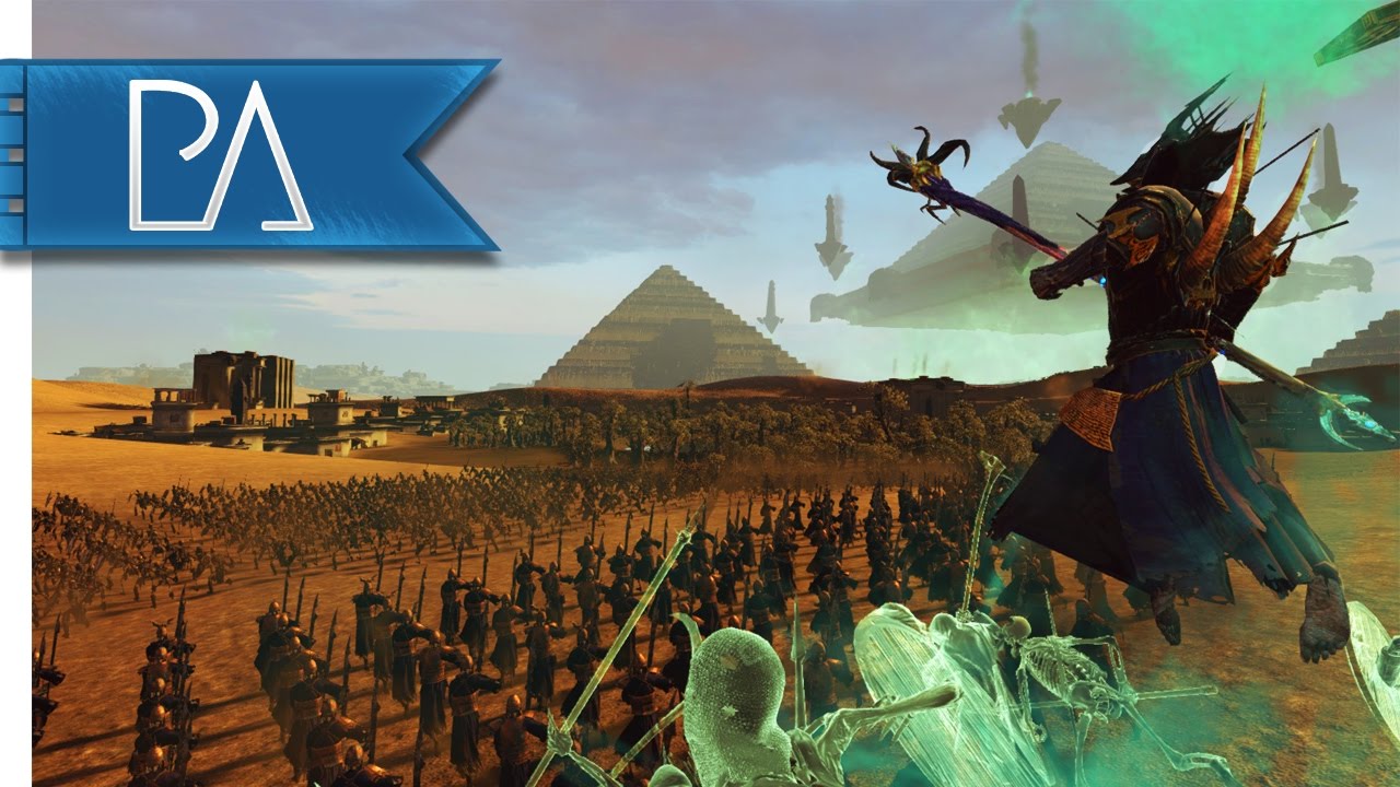 Battle of the Black Pyramid: Tomb Kings War in Total War Warhammer