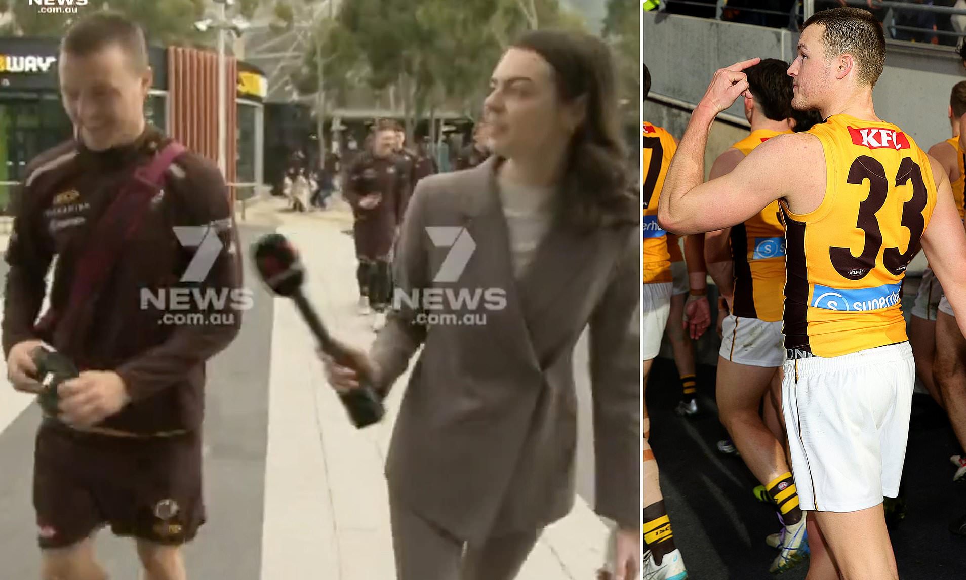 AFL star brands reporter 'embarrassing' in cringe interview after ...