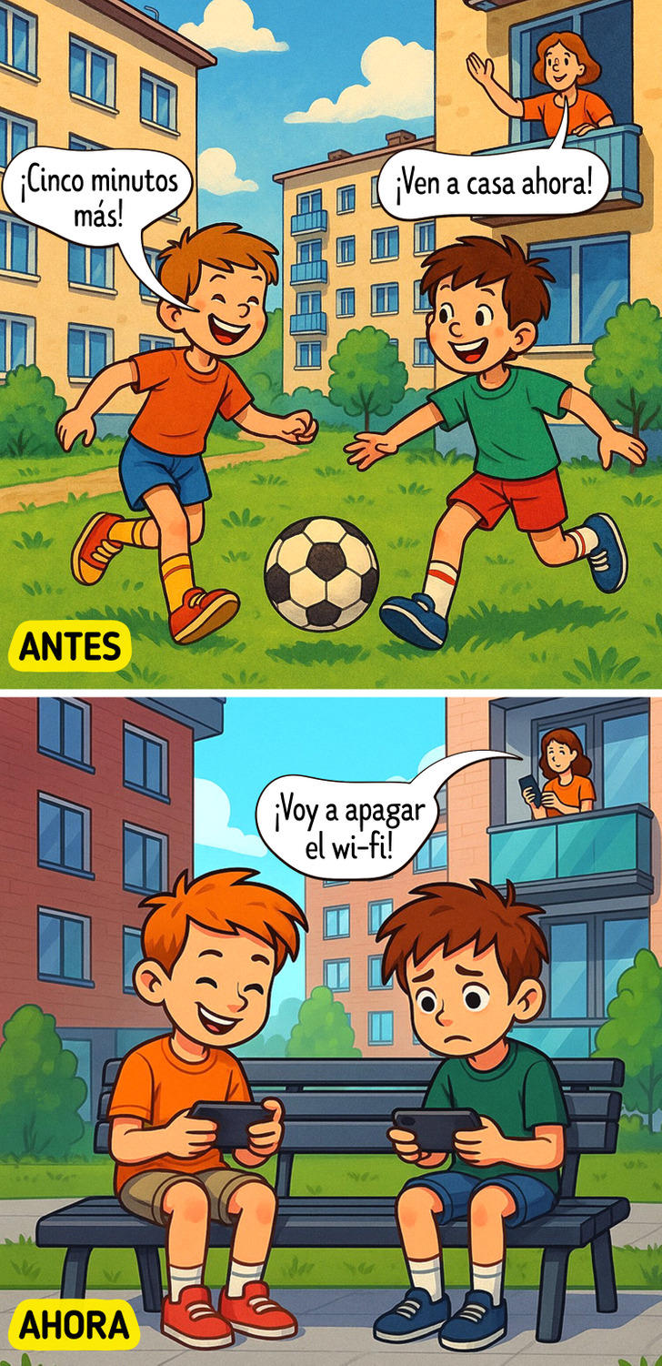 ¿Así nos criaban? 15 comparaciones que muestran que ser papá o mamá ...