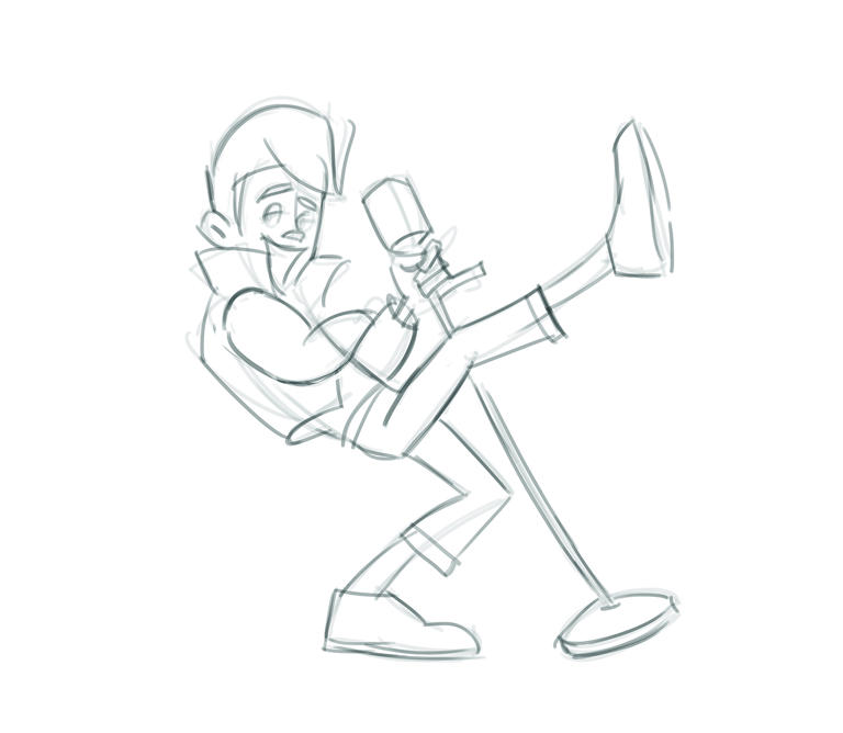 How to create a character design in Photoshop that rocks