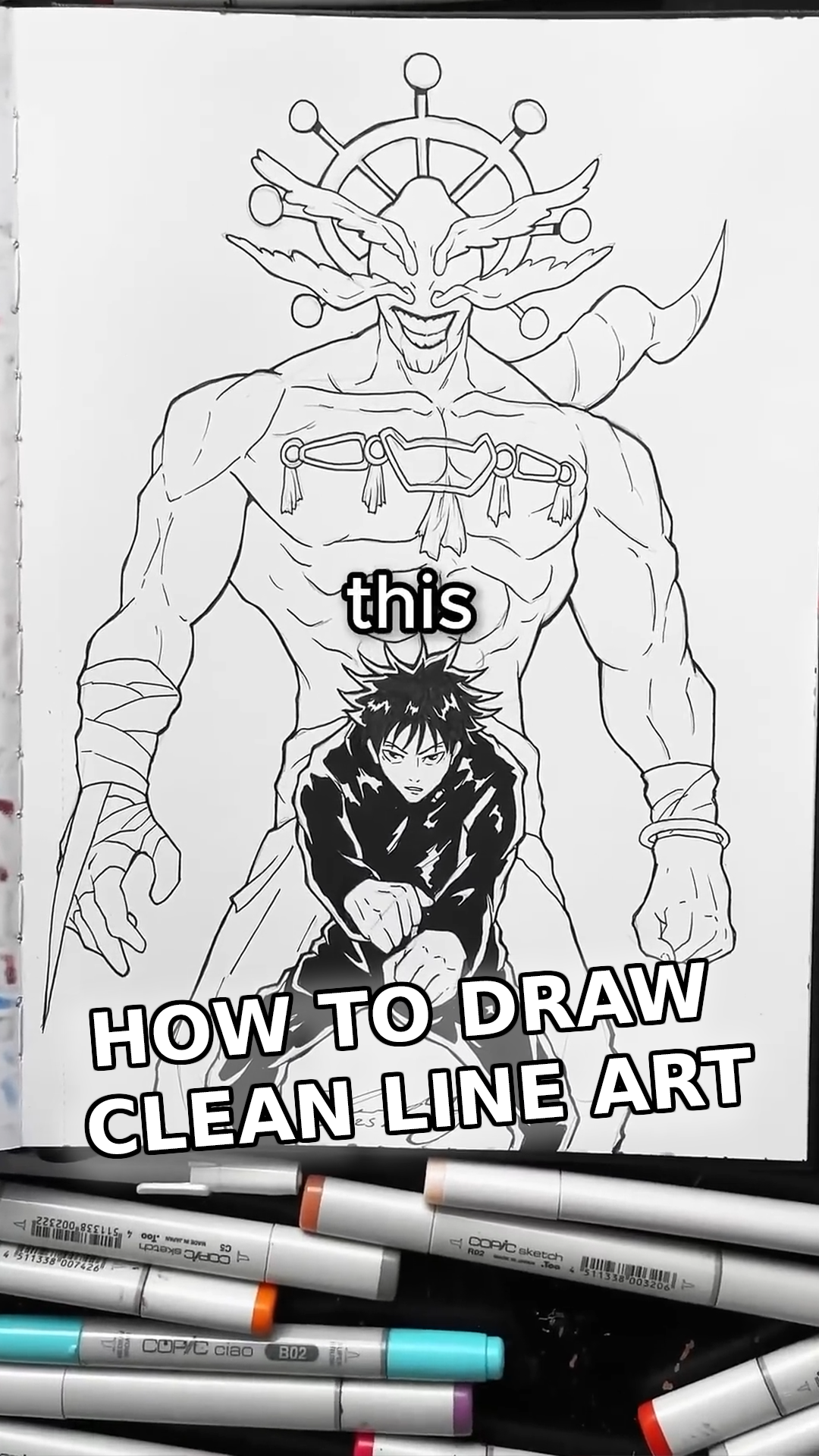 HOW TO DRAW CLEAN LINE ART