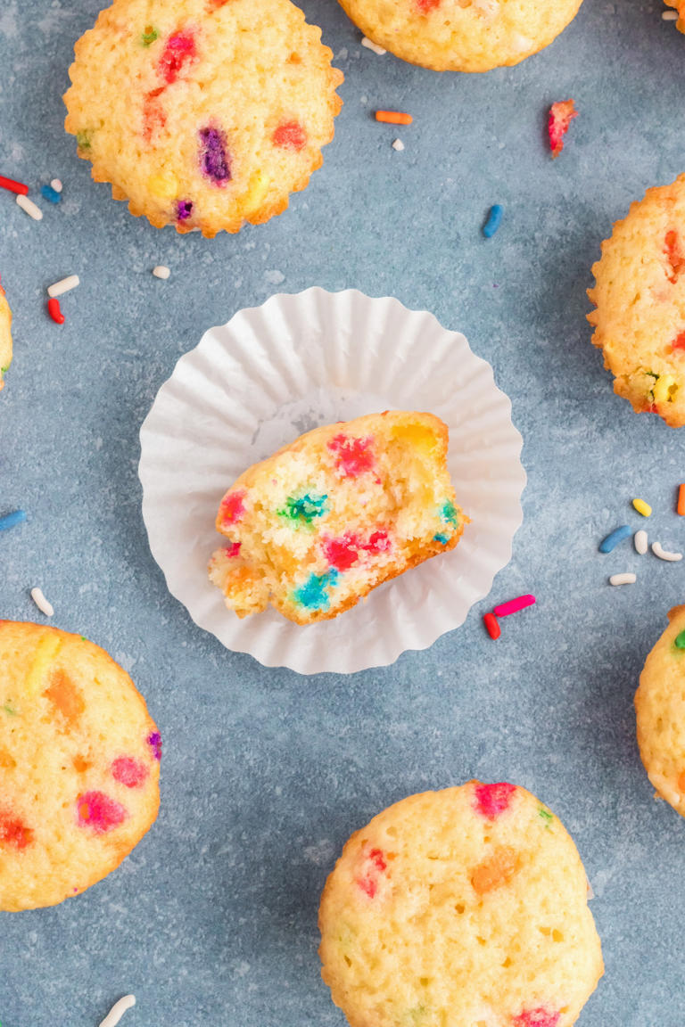 Mini Funfetti Muffins That Are Colorful and Delicious