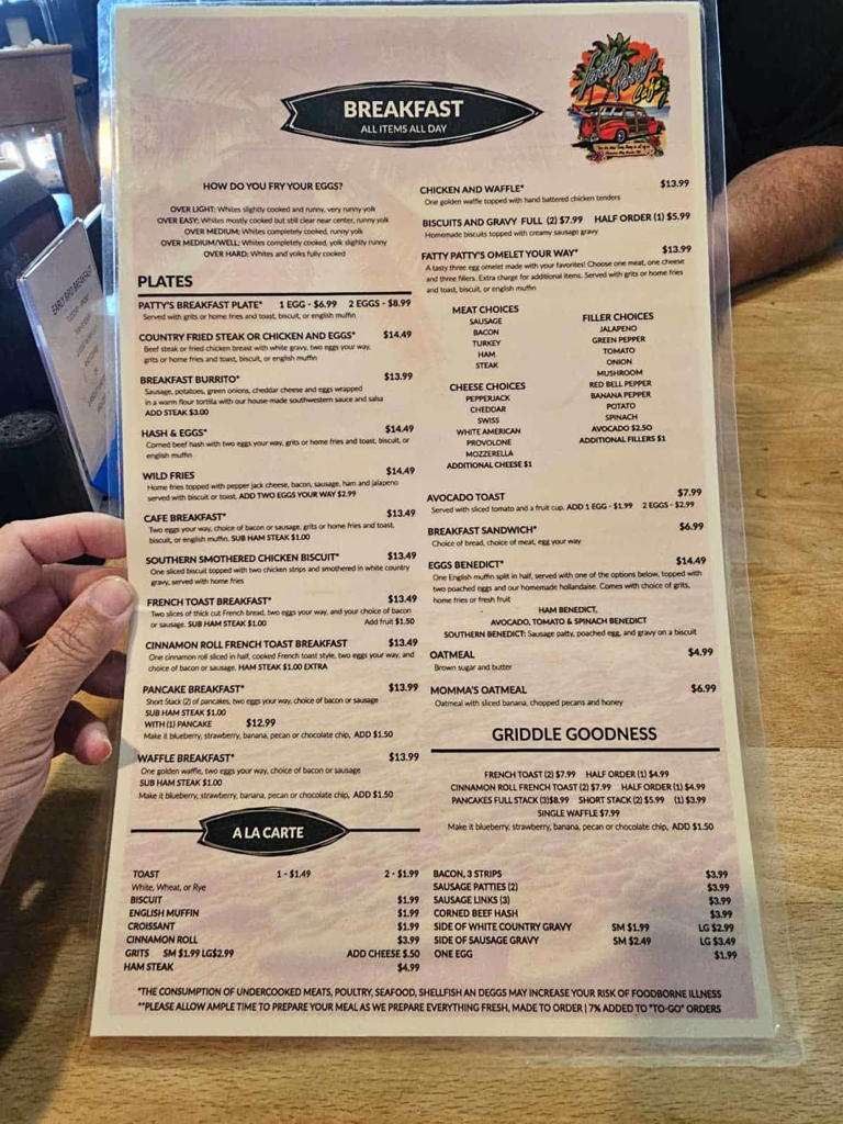 Fatty Patty's is Panama City Beach's best kept breakfast secret