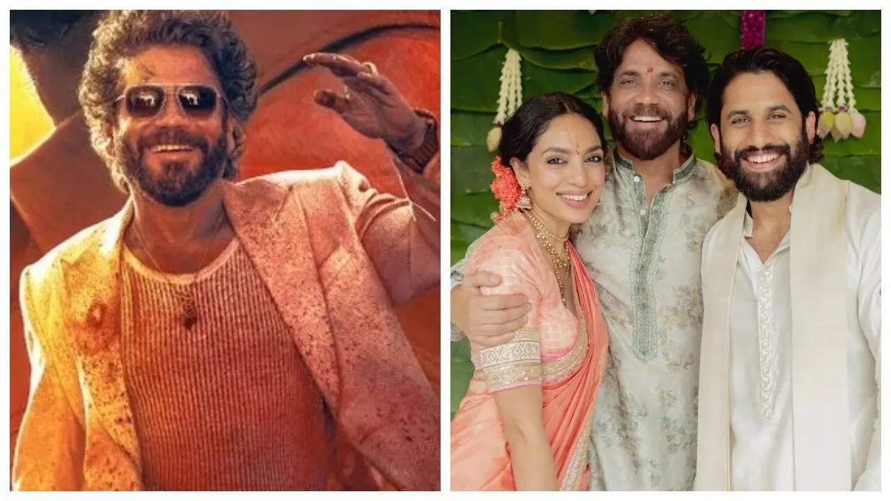 Sobhita Dhulipala cheers for father-in-law Nagarjuna's MASS villainous ...