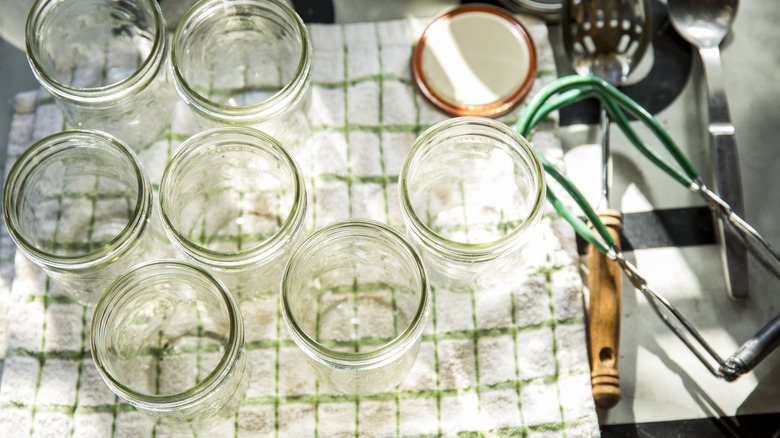 The Easy Mason Jar Hack That'll Help Keep Pests Out Of Your Garden