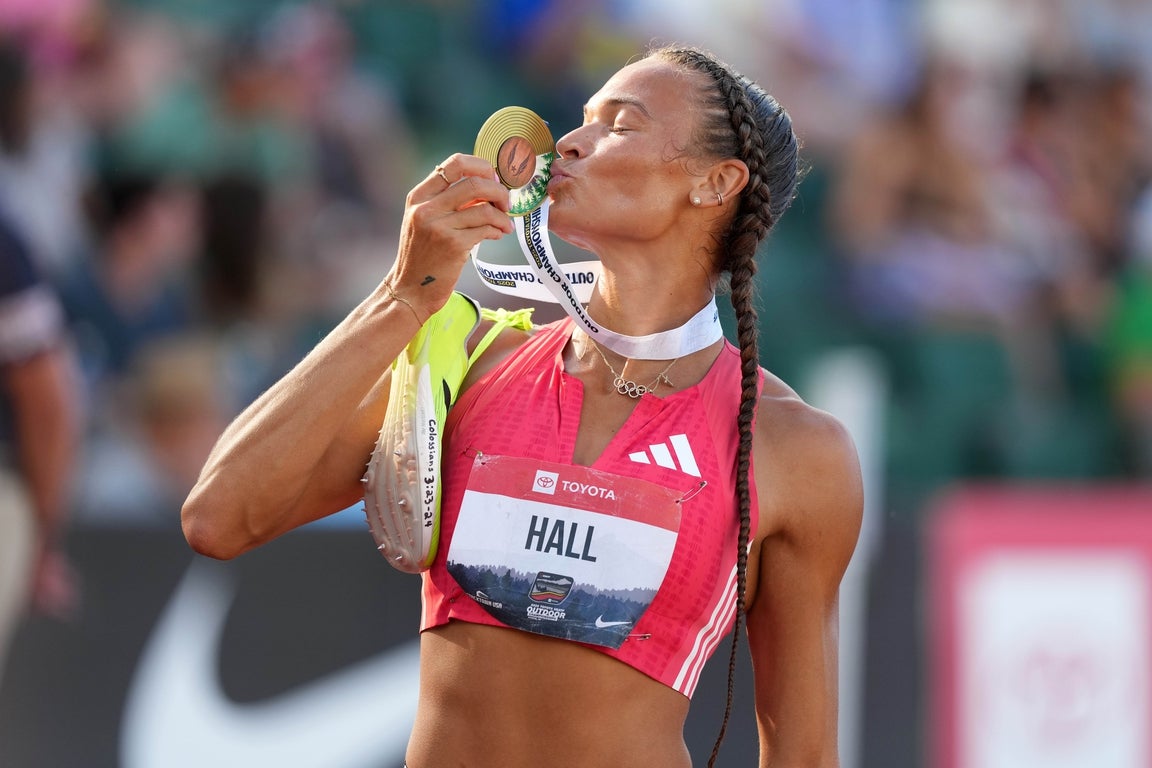 Terrific women's track photos from the 2025 USA track & field outdoor ...