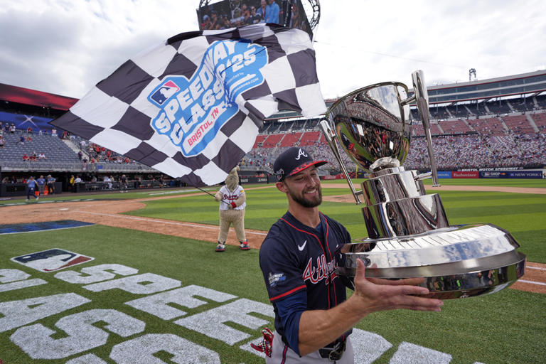 Play ball, take 2: The Braves take the MLB Speedway Classic at Bristol ...