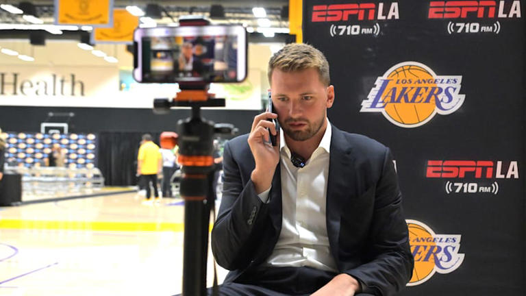 Two Key Lakers Notably Absent from Luka Doncic Contract Presser