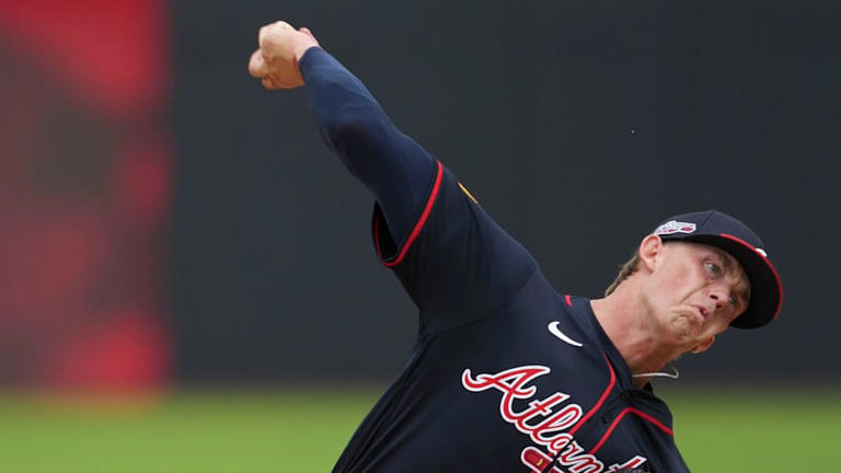 Braves Waldrep Makes Most of Last-Second Call Up in MLB Speedway Classic