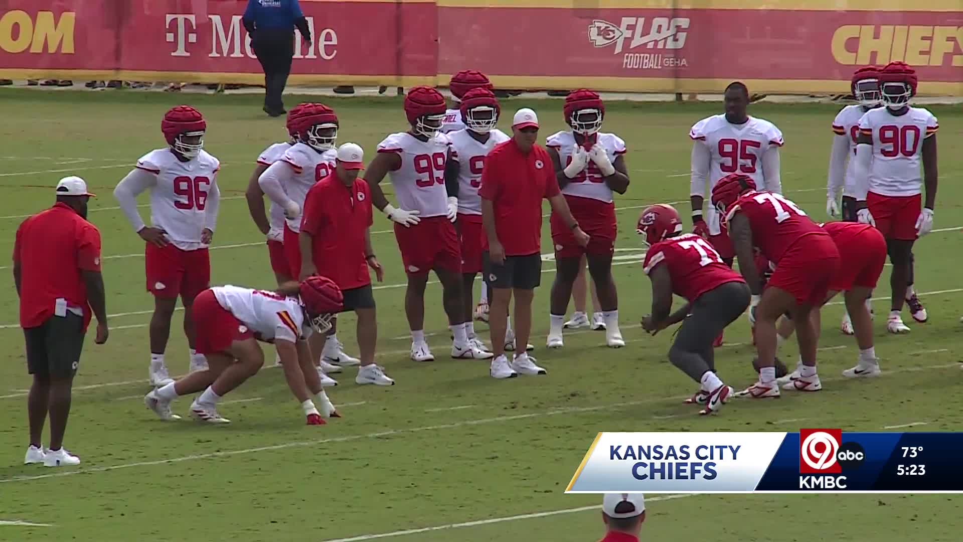 Red zone offense a priority Sunday for Chiefs training camp