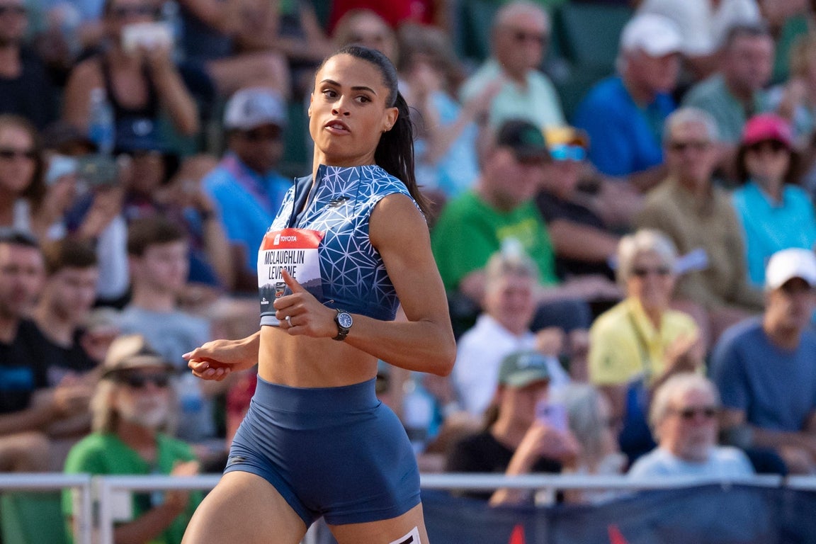 Stunning photos capture American track star Sydney McLaughlin-Levrone